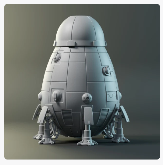 BattleTech: Overlord C-Class Map Scale Dropship | Hangar 18 Hobbies