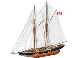 Bluenose II Wooden Ship Model Kit | Hangar 18 Hobbies