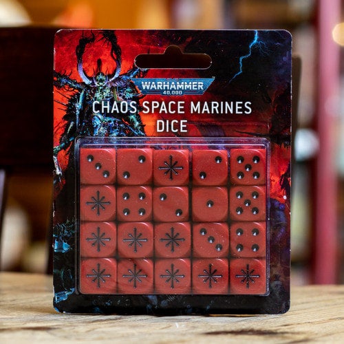 Chaos Space Marine Dice Set | Hangar 18 Hobbies